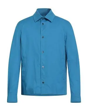 Herno Shirt Azure Size Cotton, Elastane - Blue