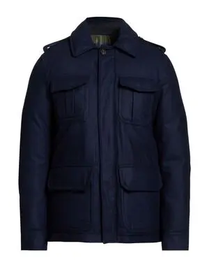 Montedoro Virgin Wool Casual Jacket - Navy