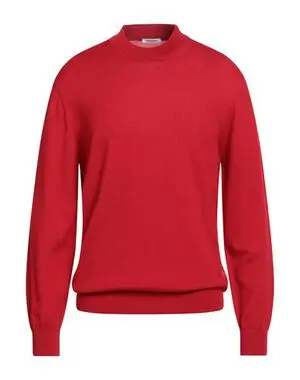 GIOFERRARI Merino Wool Mock Neck Sweater - Red