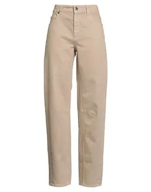 Brunello Cucinelli Cotton Viscose Polyester Jeans - Beige