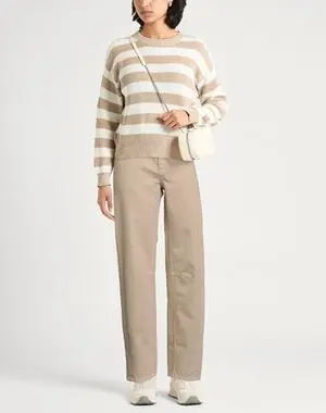 Brunello Cucinelli Cotton Viscose Polyester Jeans - Beige