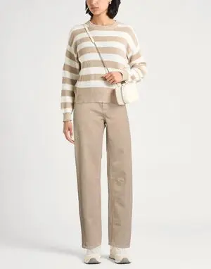 Brunello Cucinelli Cotton Viscose Polyester Jeans - Beige