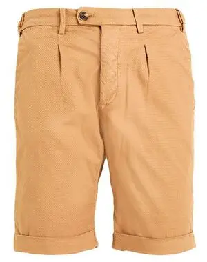 LIU •JO MAN LIU •JO MAN Cotton-Elastane Bermuda Shorts Camel