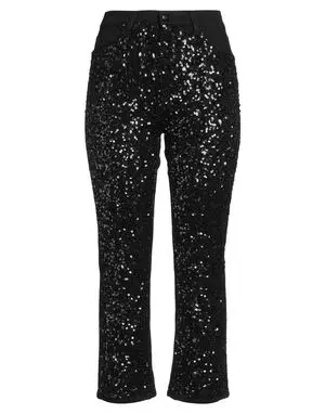 EMMA & GAIA Straight-leg Jeans With Appliqués And Sequins