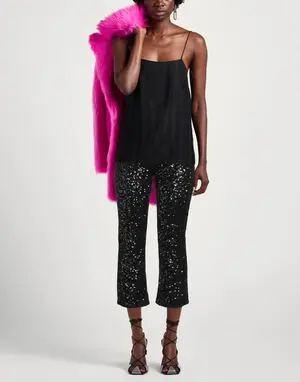 EMMA & GAIA Straight-leg Jeans With Appliqués And Sequins