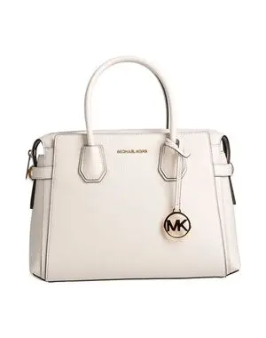 Michael Kors Handbag With Detachable Shoulder Strap - White