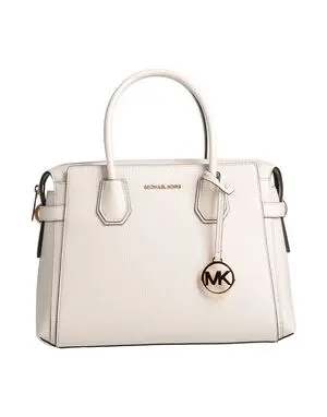 Michael Kors Handbag With Detachable Shoulder Strap - White