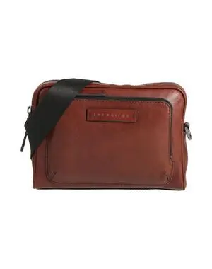 THE BRIDGE Leather Cross-Body Bag Brown