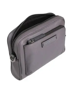 THE BRIDGE Leather Cross-body Bag - Grey