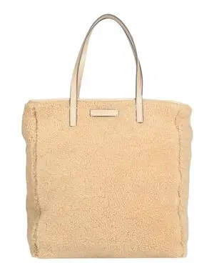 THE BRIDGE Shearling And Leather Shopper Bag