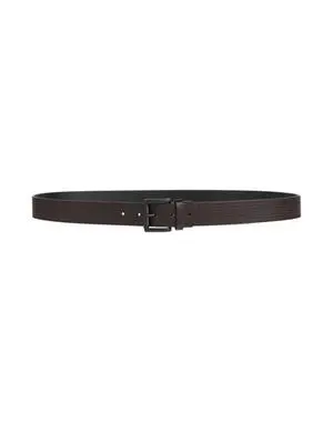 Armani Exchange Textured Leather Belt - Brown