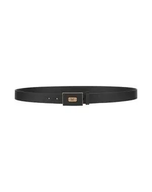 Dolce & Gabbana Calfskin Belt With Buckle - Black