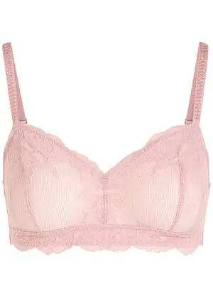 Wacoal Vivid Attraction Lace Bralette - Light Pink