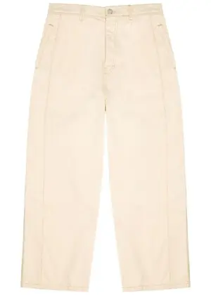 Ami Panelled Wide-leg Jeans