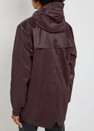 Rains W3 Hooded Waterproof Jacket - Burgundy