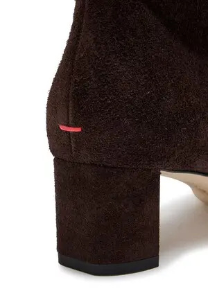 AeydĒ Millie 50 Suede Ankle Boots - Brown