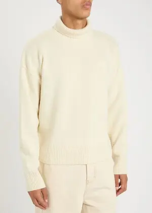 Ami Wool And Cashmere-blend Jumper