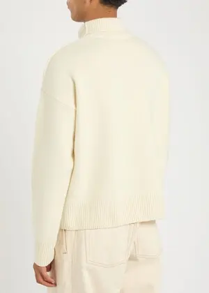 Ami Wool And Cashmere-blend Jumper