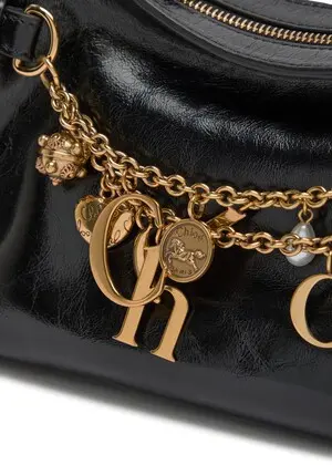 Chloé Charms Embellished Leather Shoulder Bag