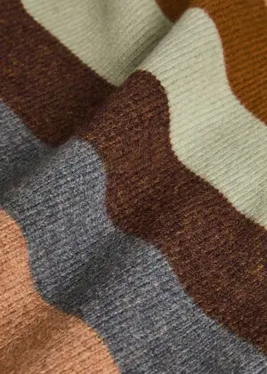 Tory Burch Striped Wool Top