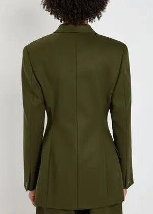 Alaïa Double-breasted Cotton Blazer