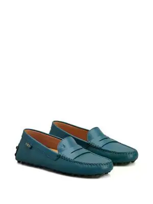 TOD'S Pebble-detail Leather Loafers