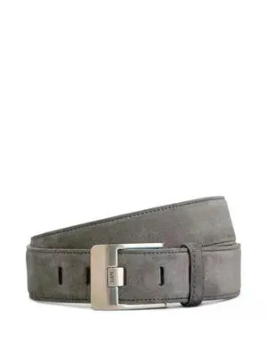 TOD'S Suede Belt - Grey