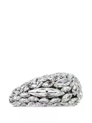 AREA Crystal Embellished Hair Clip - Silver