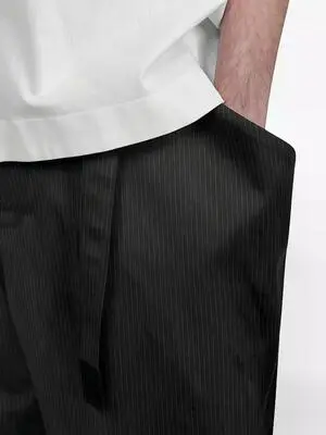 Sacai Pinstripe Wool Trousers