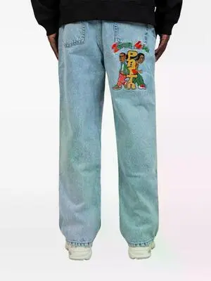 PATTA Embroidered Logo Jeans