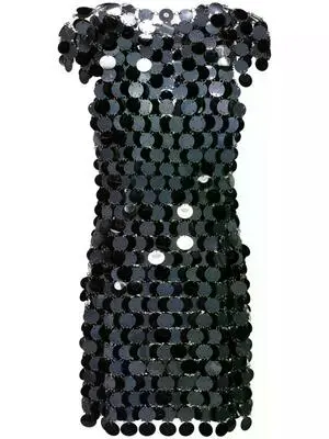 Rabanne Sequinned Chainmail Minidress