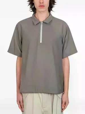 Sacai Zip-front Polo Shirt