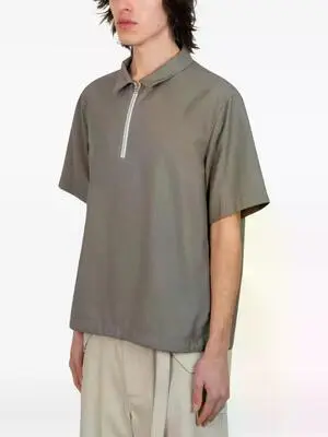 Sacai Zip-front Polo Shirt