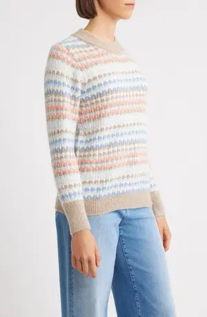 HATLEY Striped Crewneck Sweater