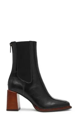 Steve Madden Downtown Chelsea Boot - Black Leather