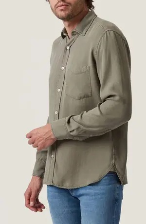 34 Heritage Solid Lyocell Button-up Shirt