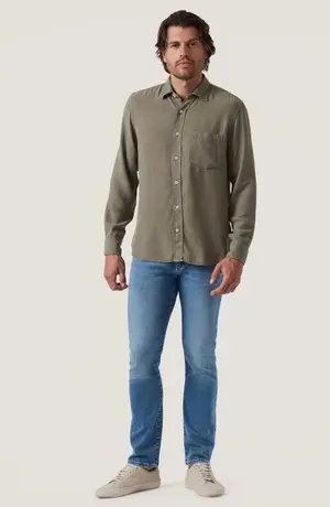 34 Heritage Solid Lyocell Button-up Shirt