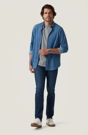 34 Heritage Courage Straight Leg Jeans - Deep Soft