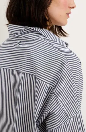 ALEX MILL Stripe Cotton Button-up Shirt