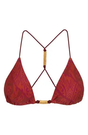 VIX PAULA HERMANNY Musique Stacy T-back Bikini Top