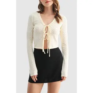 All In Favor Frill Cardigans For Women