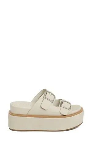 SHU SHOP Lucinda Platform Slide Sandal - Stone