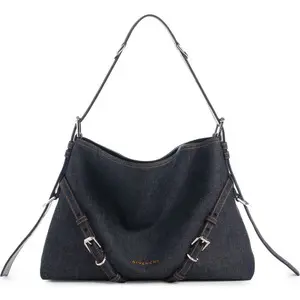 Givenchy Medium Voyou Denim Hobo Bag