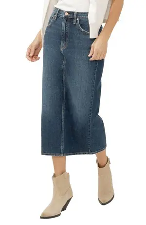 SILVER JEANS CO. Denim Midi Skirt