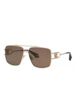 Roberto Cavalli Logo-plaque Pilot Sunglasses