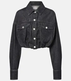 Sportmax Sondrio Cropped Denim Shirt