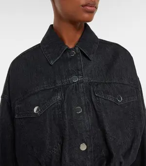 Sportmax Sondrio Cropped Denim Shirt