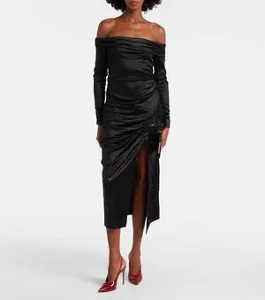 GIANVITO ROSSI 105 Patent Leather Slingback Pumps