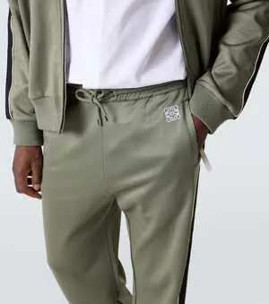 Loewe Anagram Jersey Track Pants - Green