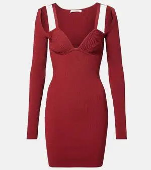 NENSI DOJAKA Cutout Knitted Minidress